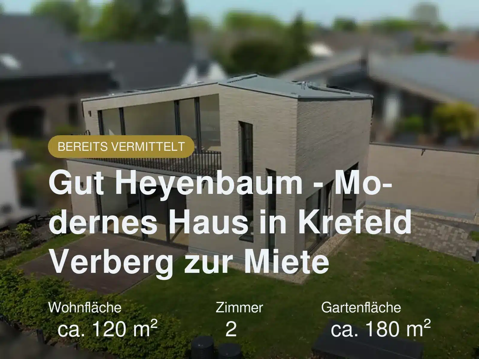 Gut Heyenbaum - Modernes Haus in Krefeld Verberg zur Miete